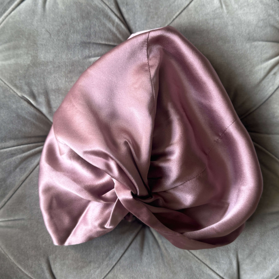Silk Pillowcase + Silk Bonnet Bundle | Silk Pillowcase and Silk Hair ...
