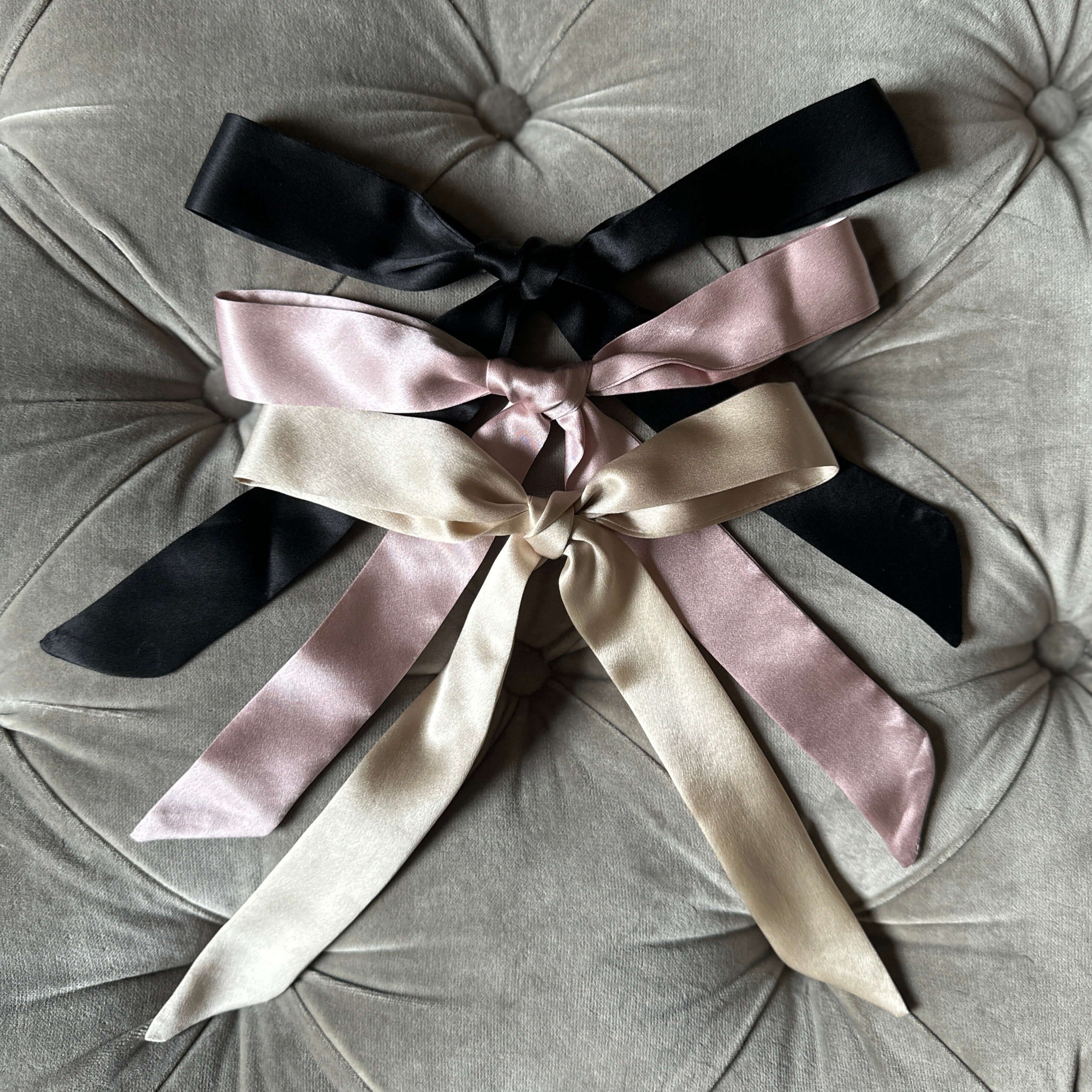 Satin hair ribbon store