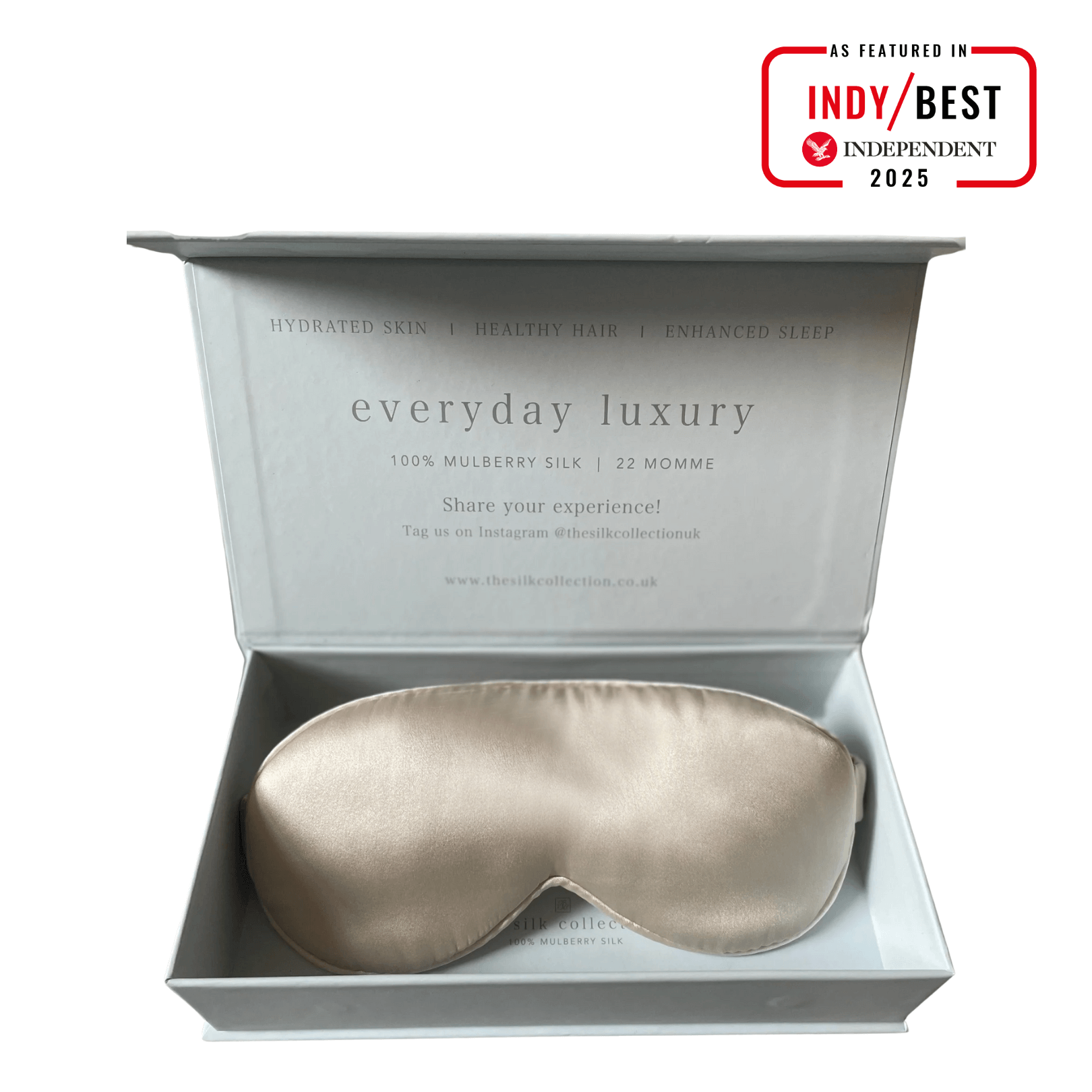 Pure Silk Eye Mask | 22 Momme Mulberry Silk | From £35 – The Silk ...