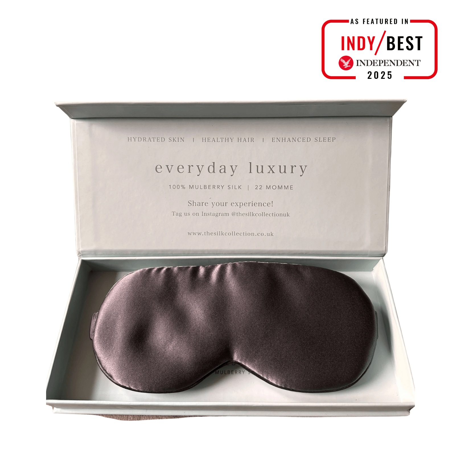 Pure Silk Eye Mask | 22 Momme Mulberry Silk | From £35 – The Silk ...