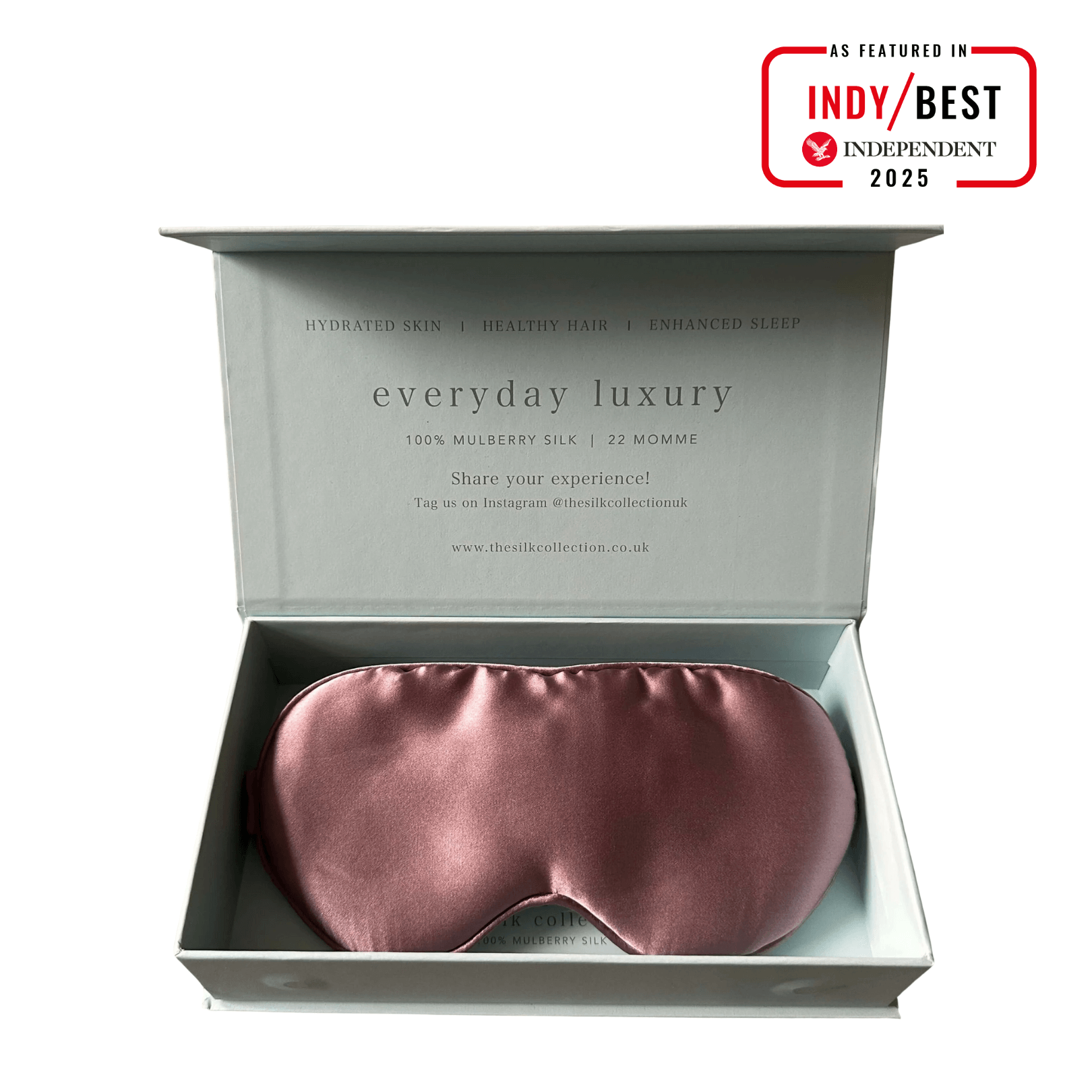 Pure Silk Eye Mask | 22 Momme Mulberry Silk | From £35 – The Silk ...